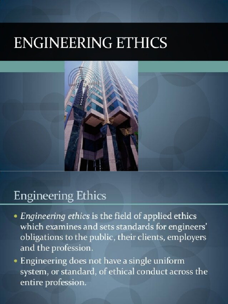 Engineering Ethics | PDF