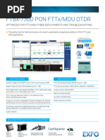 EXFO OTH-7000 Fiber Monitoring System | PDF | Optical Fiber | Decibel