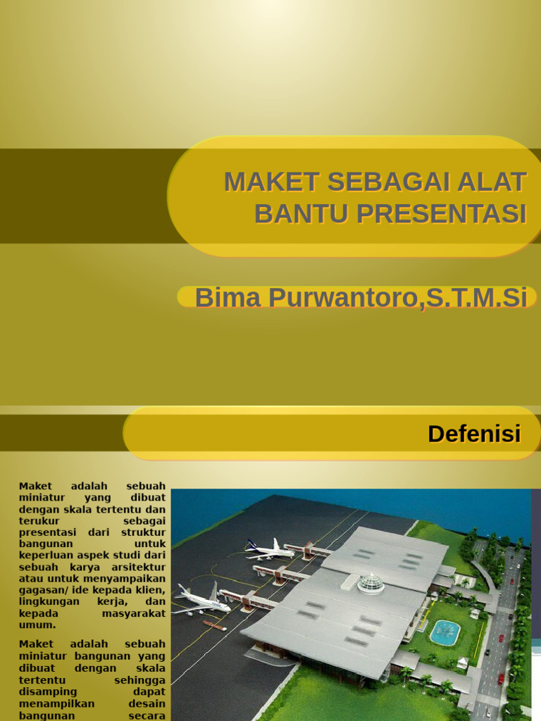 Maket Arsitektur untuk Presentasi Efektif | PDF | Teknologi & Rekayasa