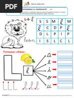 Actividades para aprender la letra L | PDF