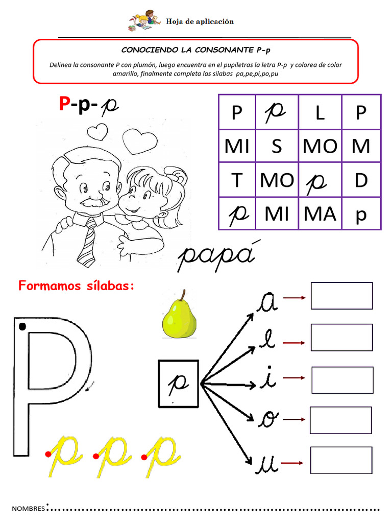 Consonante P - Final Maestra en Accion | PDF | Lingüística | Fonética