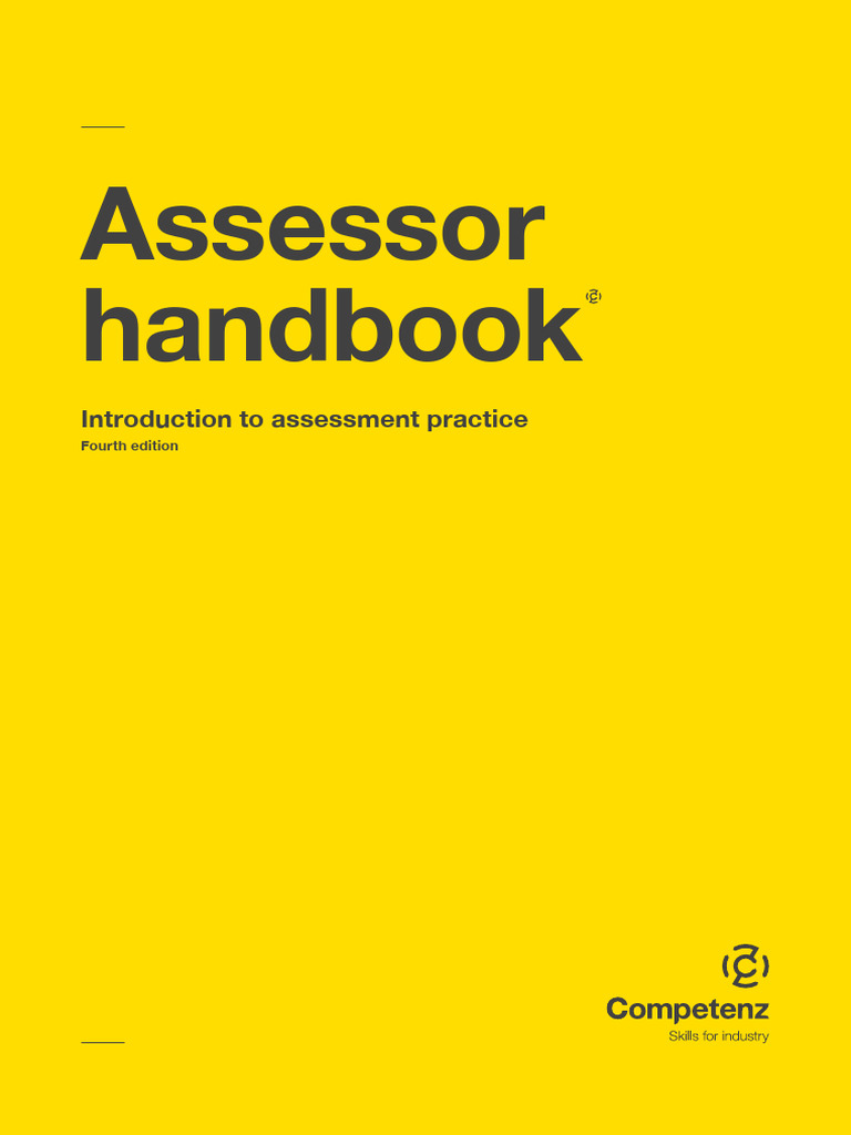 Assessor-SKILL - 623fd325bfb79e31c7fee2e4 - Assessor-Handbook | PDF ...