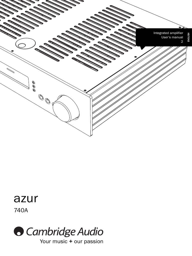 Azur 740A User Manual - English | PDF | Ac Power Plugs And Sockets ...