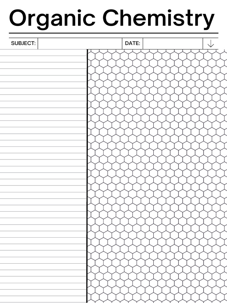Organic Chemistry Template | PDF