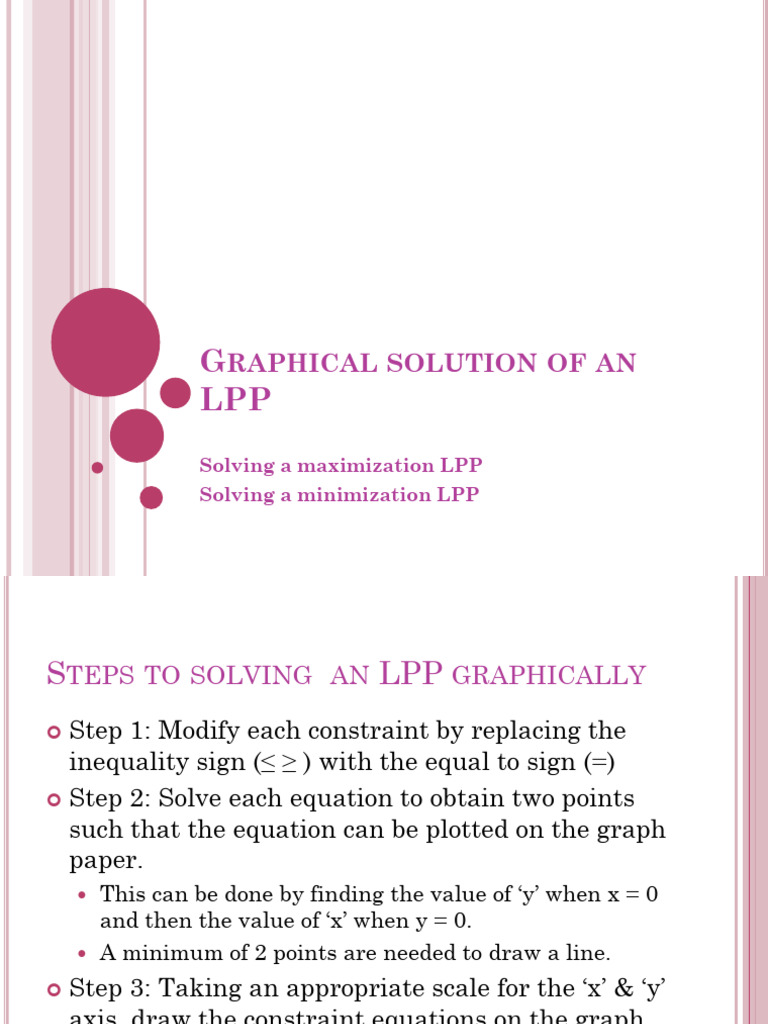 Graphical LPP Solutions Guide | PDF | Mathematical Optimization | Theoretical Computer Science