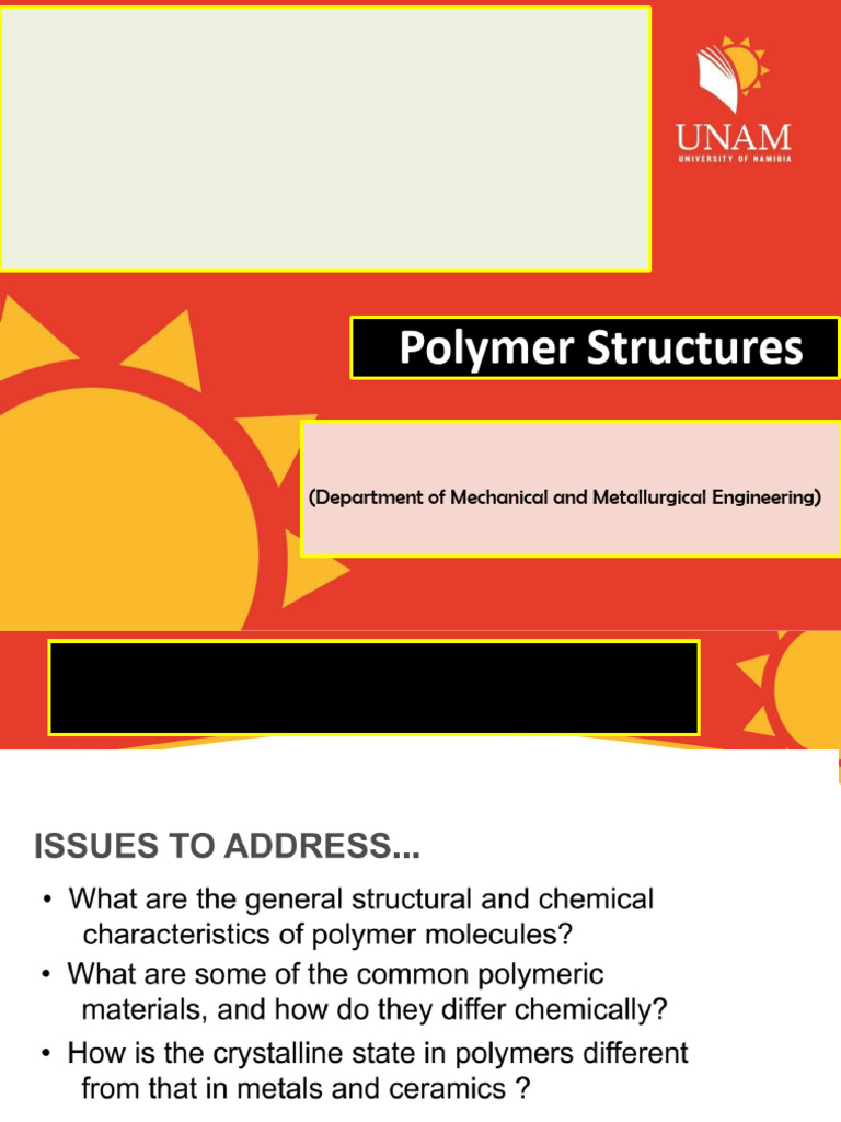 Polymer Structures - 2024 | PDF | Polymers | Hydrocarbons