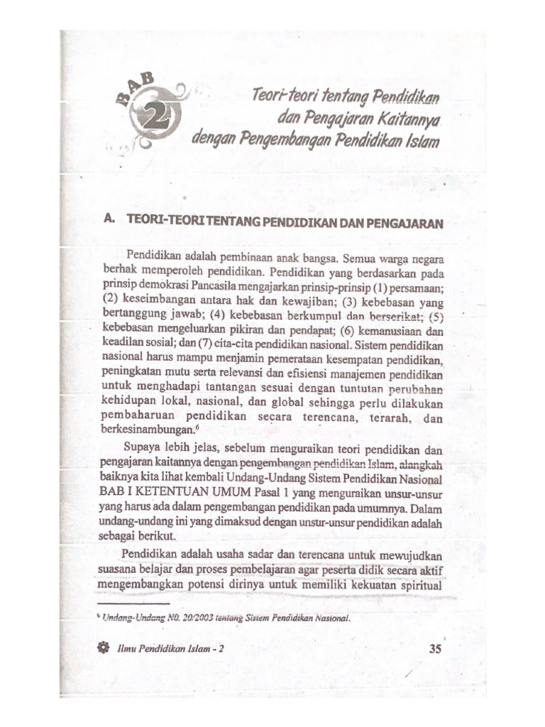 Teorr-Teori Tentang Pendidikan | PDF