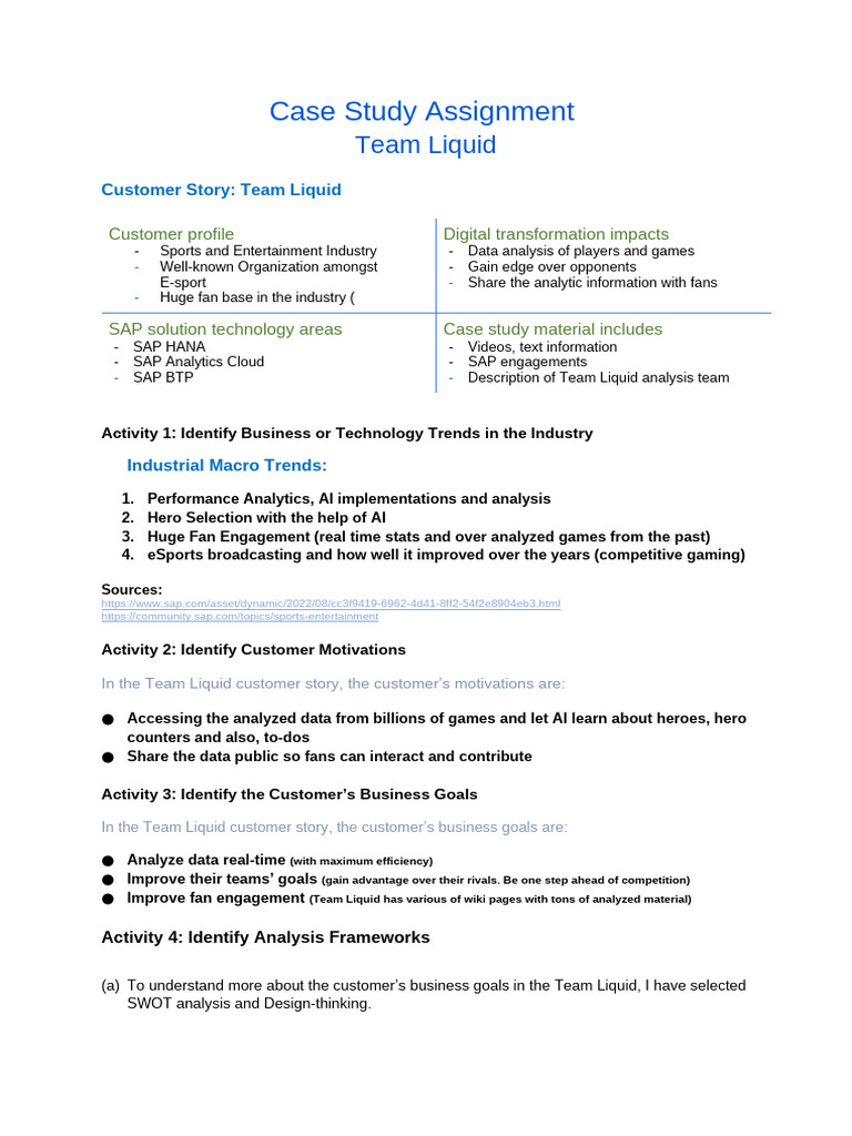Course 1 - Case Study Assignment - CO | PDF | Expert | Analytics