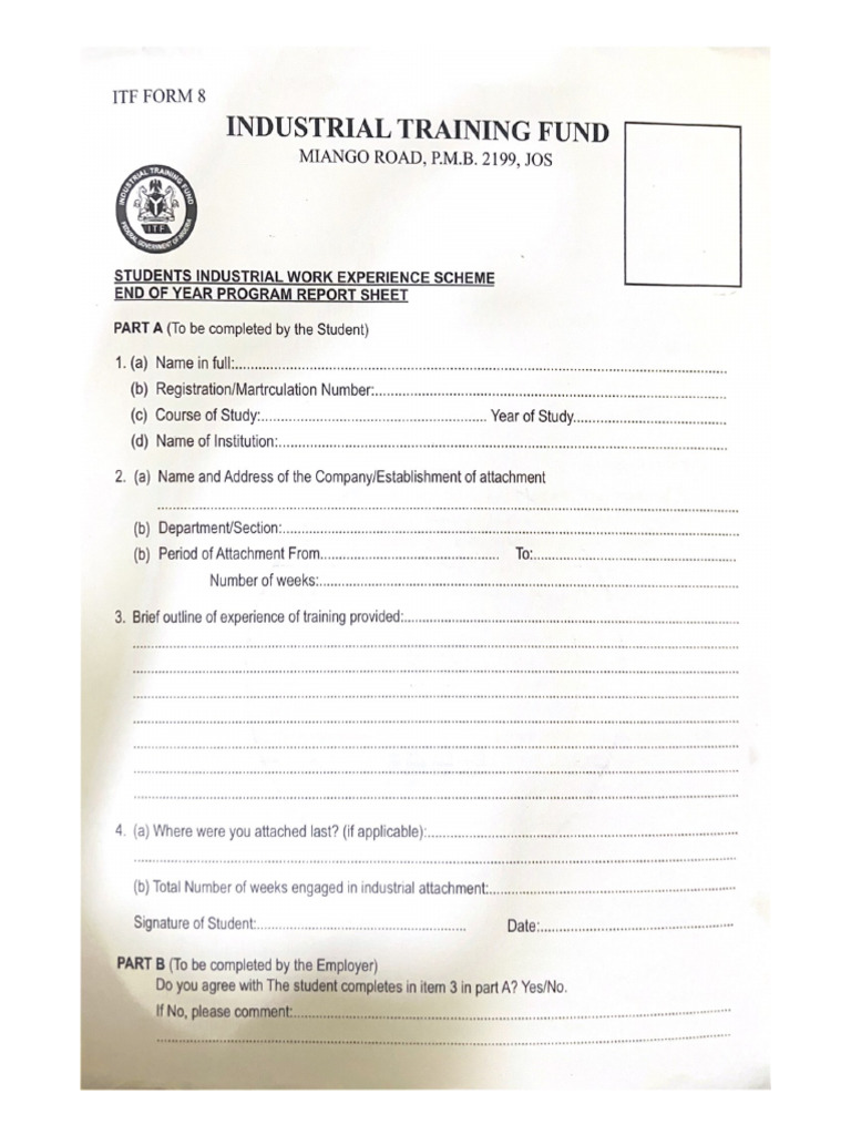 Itf Industrial Training Fund | PDF