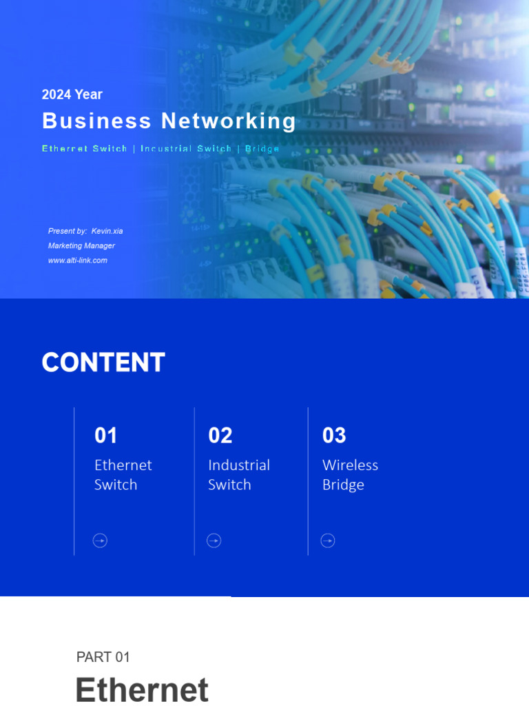 Business Networking Presentation | PDF | I Pv6 | Information And ...