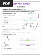 Ray Optics Formula Sheet | PDF