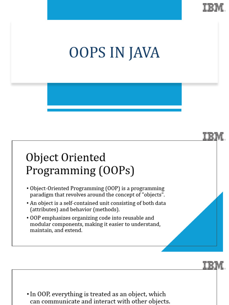 Oops in Java | PDF | Method (Computer Programming) | Inheritance ... Oops in Java | PDF | Method (Computer Programming) | Inheritance ...