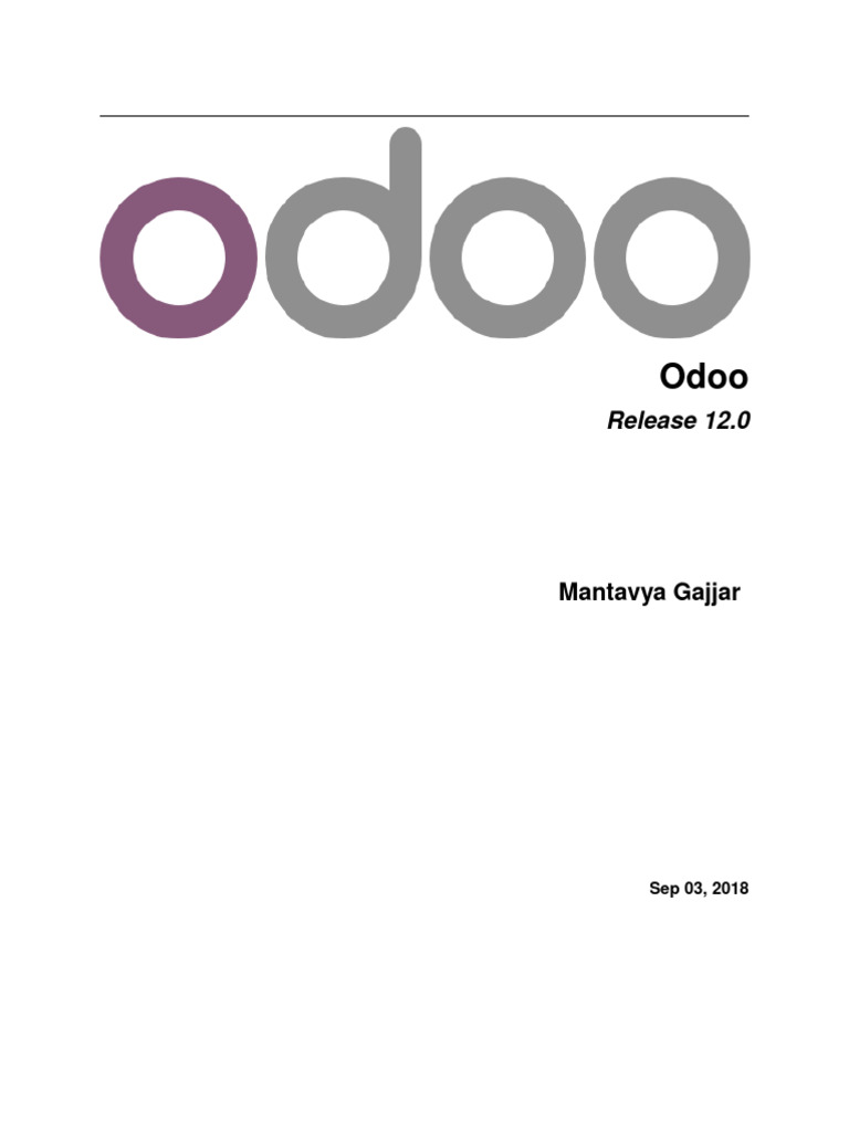 Odoo 12 | PDF | Cost Of Goods Sold | Point Of Sale