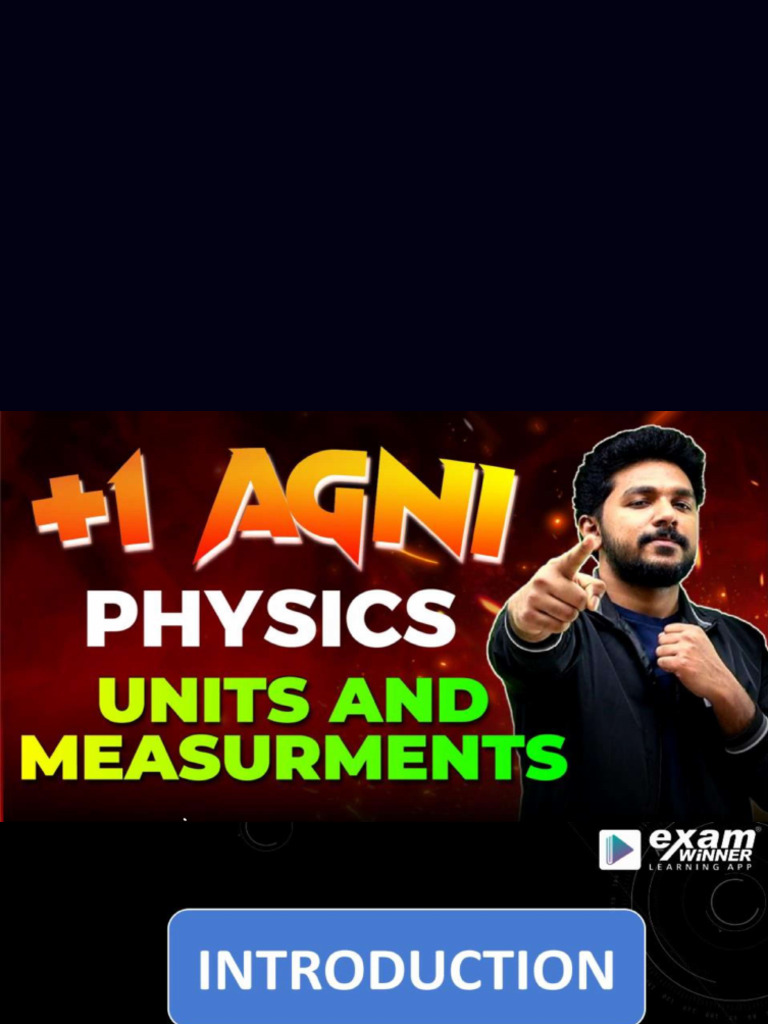Units and Measurement Complete Note | PDF