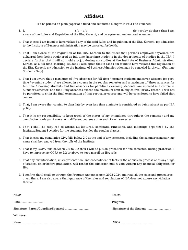 Affidavit: Witness | PDF | Justice | Crime & Violence