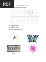 Atividade Simetria | PDF | Geometria Elementar | Simetria