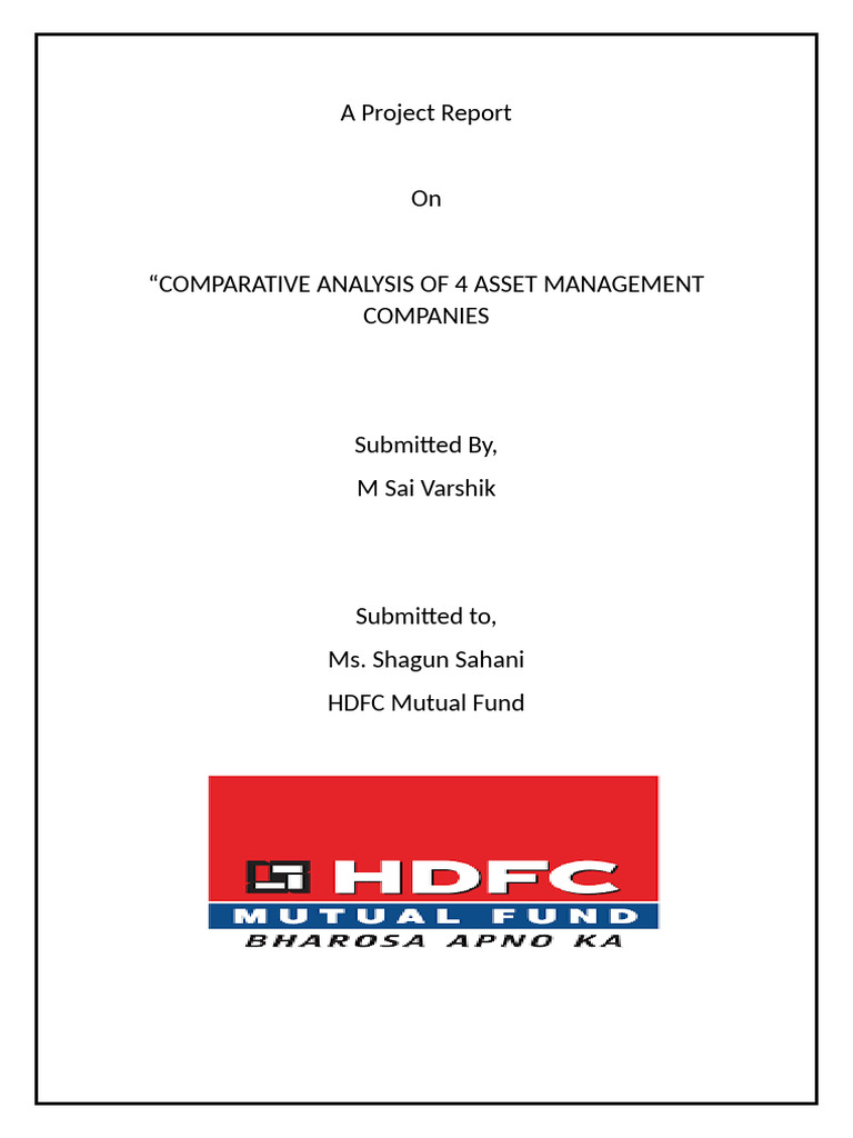 Metamorphosis Project | PDF | Investing | Mutual Funds