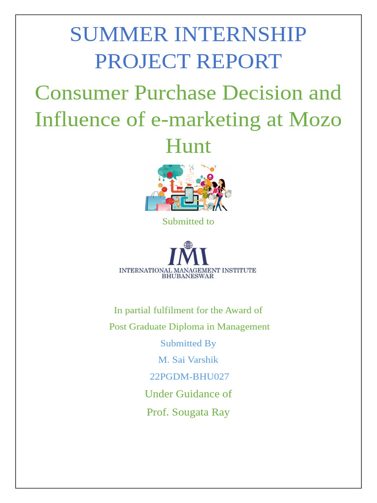 E-Marketing Impact on Consumer Choices | PDF | Digital Marketing ...