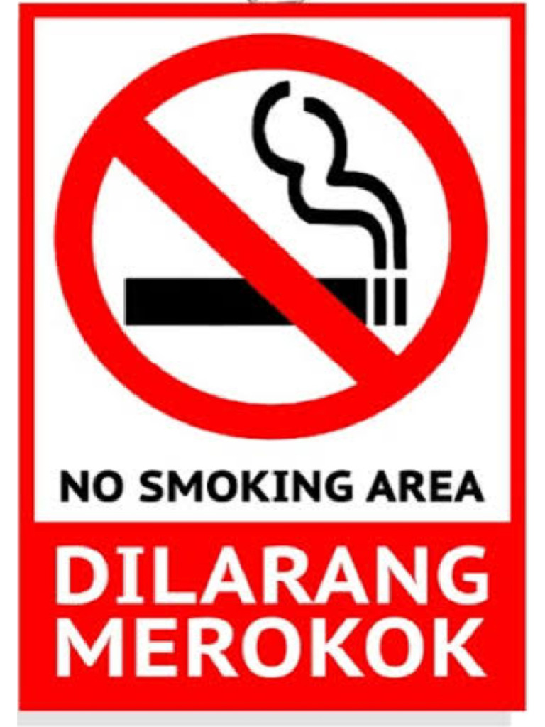 Poster dilarang merokok | PDF