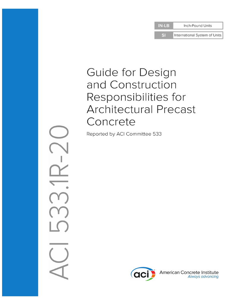 ACI 533.1R-2020 | PDF