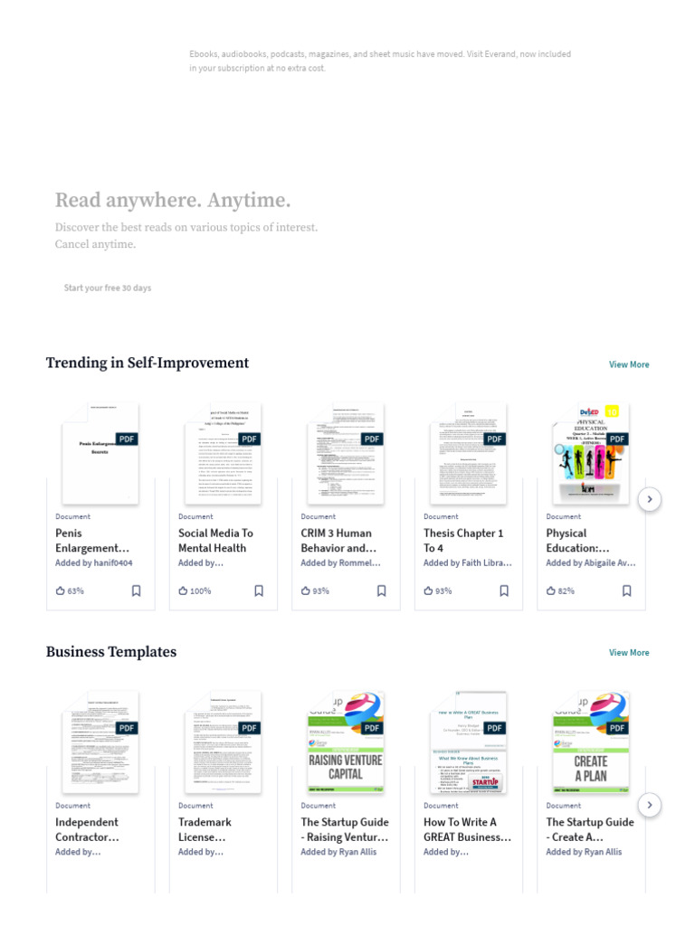 Documents From A Global Community | PDF | Scribd