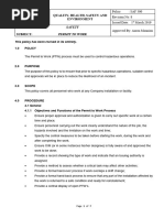 PTW Audit Checklist - ENG | PDF | Risk Assessment | Audit