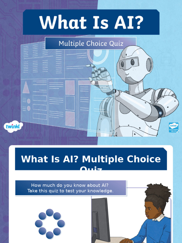 T I 1675360237 What Is Ai Multiple Choice Quiz - Ver - 2 | PDF ...