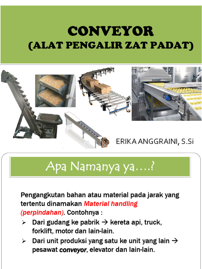 Alat Transportasi Bahan Padat | PDF