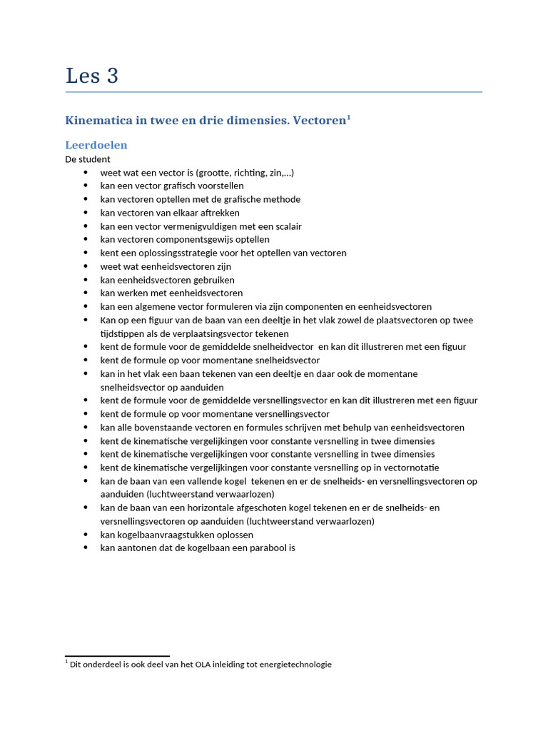 Les Kinematica 2 Dim | PDF