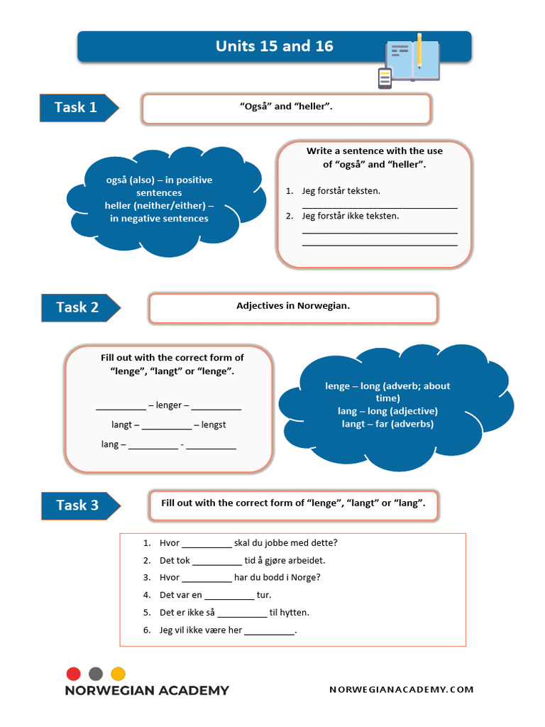 Worksheet. Units 15 and 16. | PDF