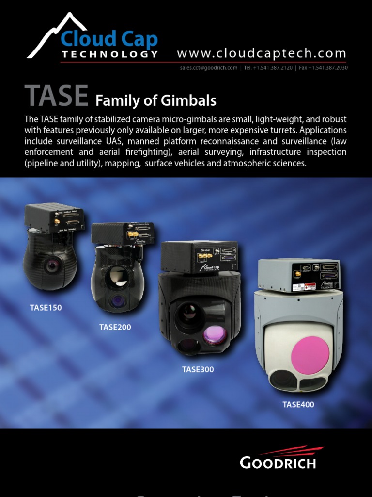 TASE Family of Gimbals | PDF | Infrared | Camera