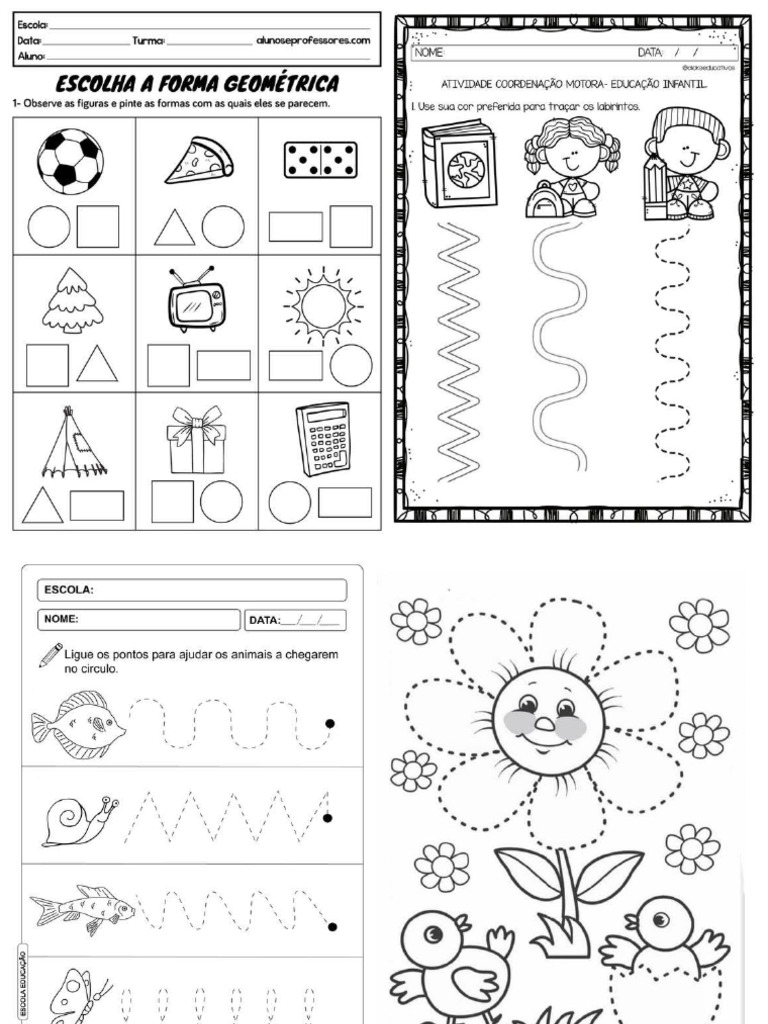 Atividade Pontilhado Pdf