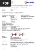 Safety Data Sheet: Hempalin Enamel 52140 | PDF | Chemistry ...