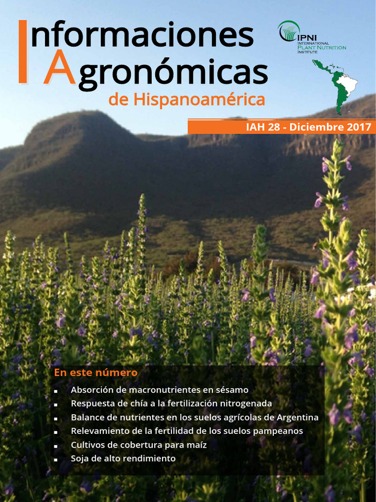 Balance de Nutrientes en Los Suelos Agrícolas | PDF | Agricultura | Sésamo