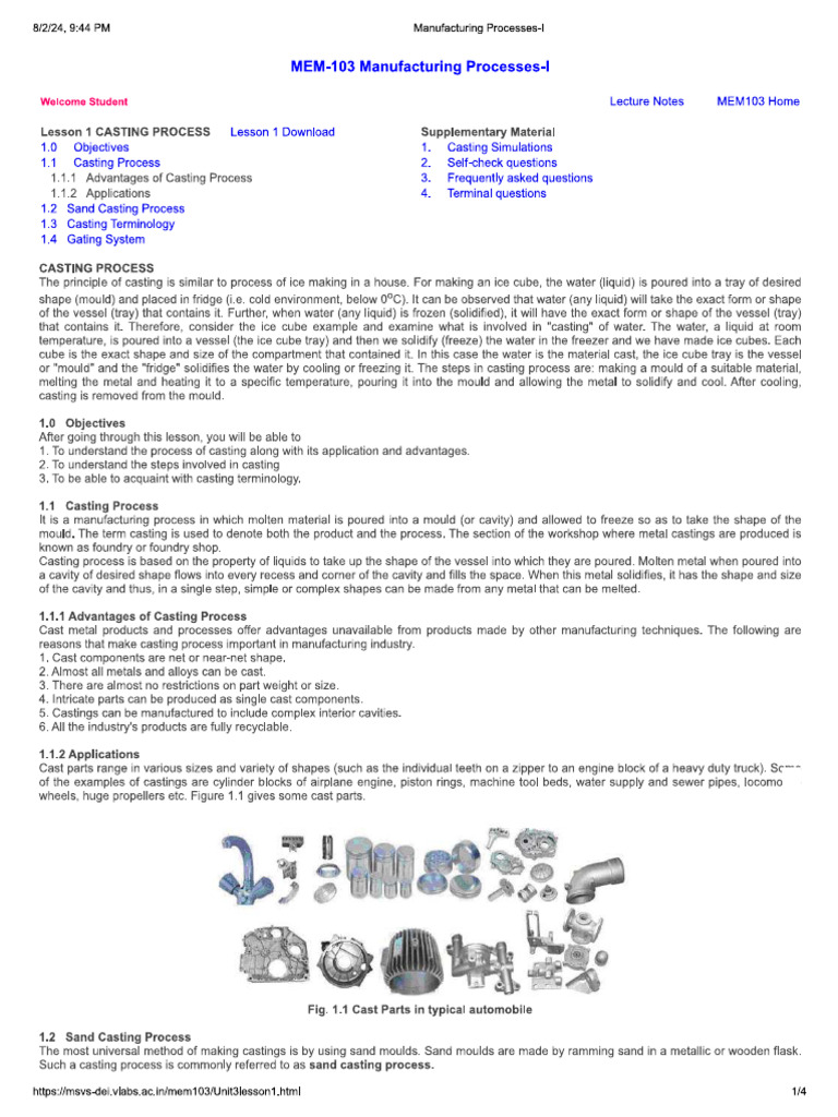 Manufacturing Process | PDF