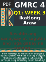DLL Matatag - GMRC 4 Q1 W3 | PDF