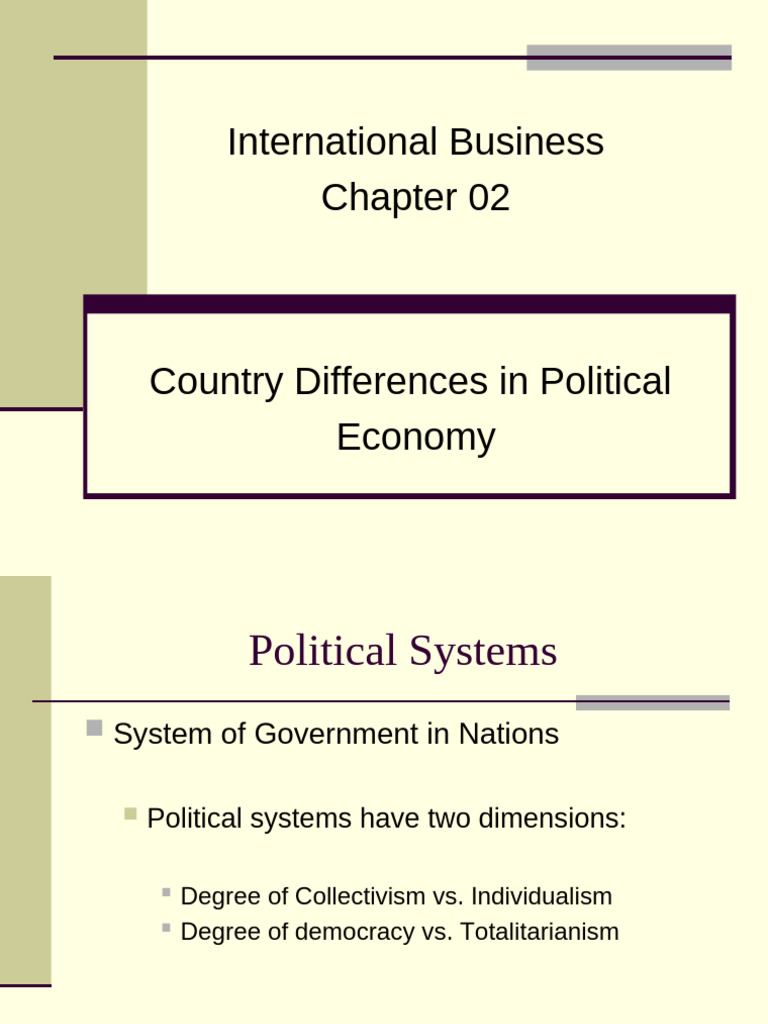 Chapter 2 - Political Economy | PDF | Intellectual Property | Democracy