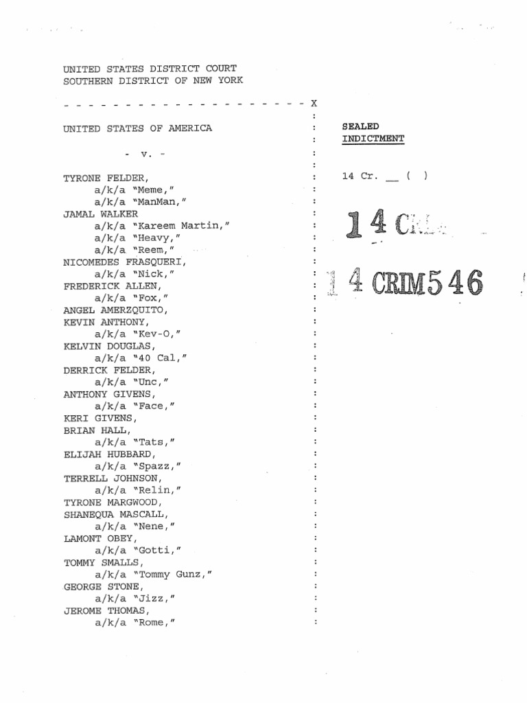 RPT YGz Indictment | PDF