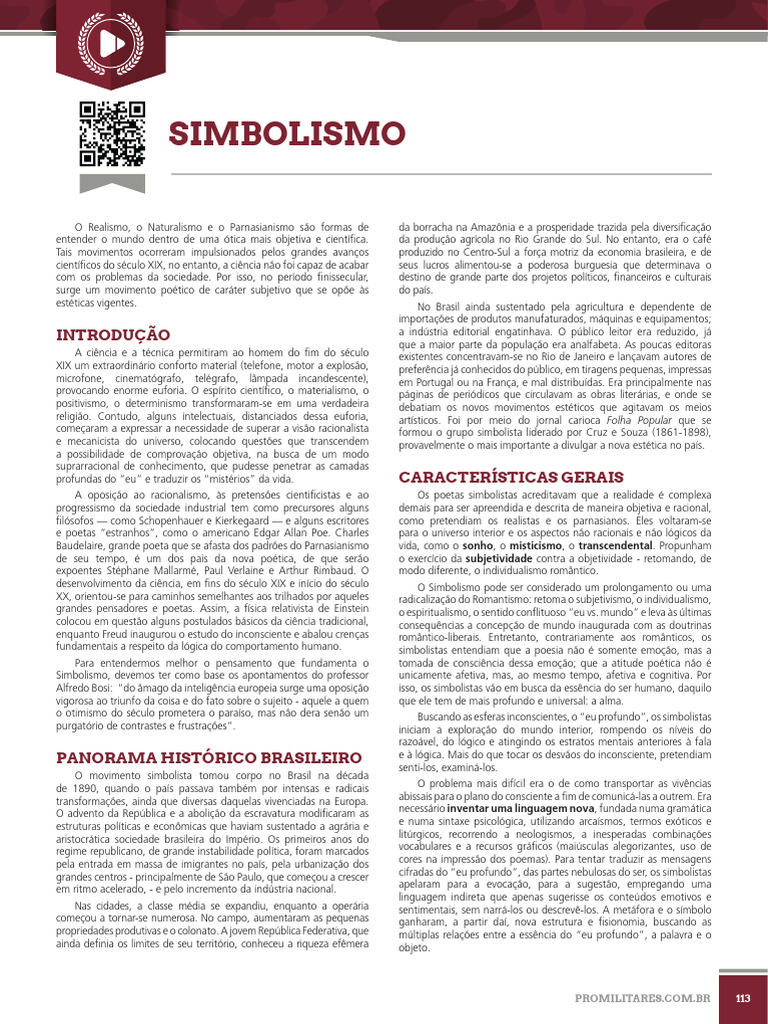 12 Simbolismo | PDF | Simbolismo (artes) | Romantismo