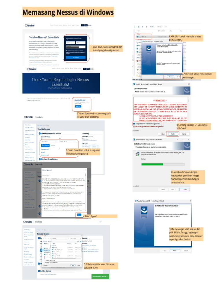 Install Nesus Di Windows | PDF