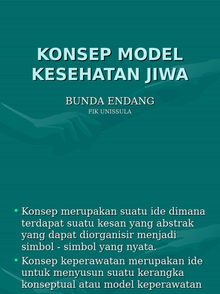 Konsep Model Kesehatan Jiwa | PDF