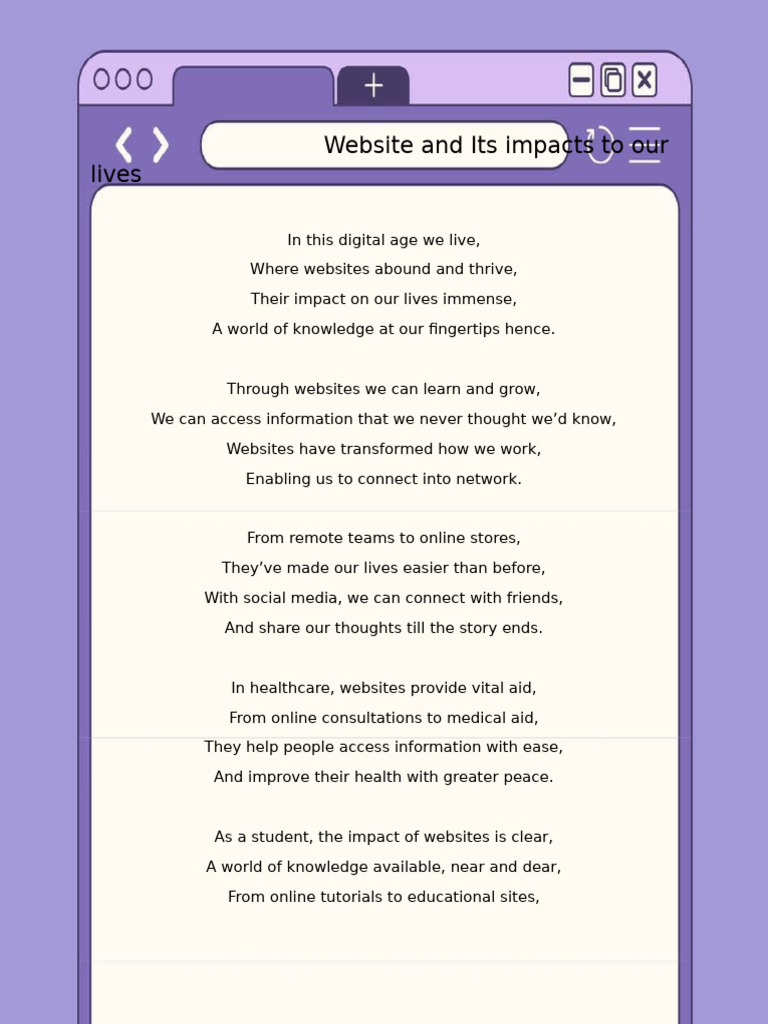 ICT poem | PDF