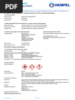 SDS Hempel Thinner 08450 | PDF | Toxicity | Personal Protective Equipment