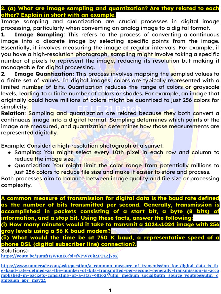 Digital Image Processing | PDF | Wavelet | Image Resolution