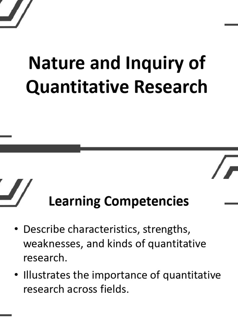 PPT1 Characteristics of Research | PDF | Statistics | Quantitative Research