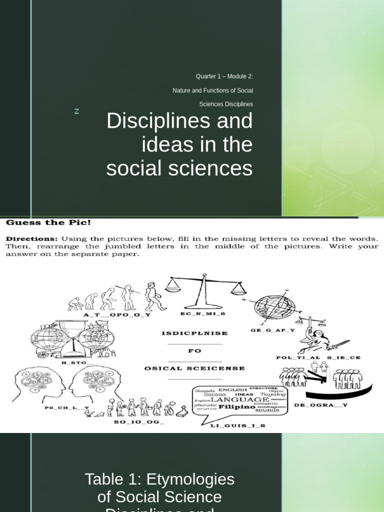 Disciplines and Ideas in The Social Sciences | PDF | Social Sciences ...