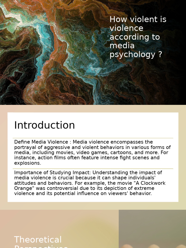 Media Psy | PDF | Violence | Psychology