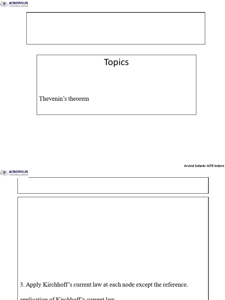 Notes 3 Unit 1 Beee Dc Circuit Pdf Electrical Network