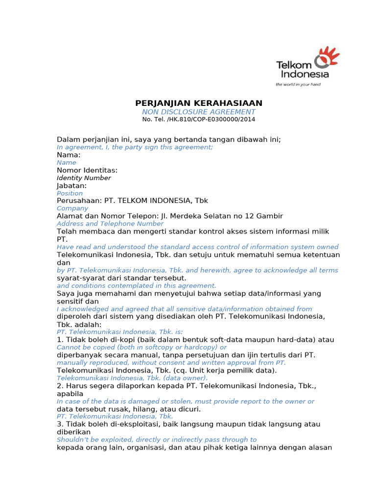 Contoh NDA | PDF