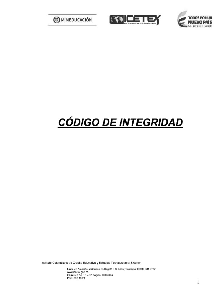 Codigo de Integridad | PDF